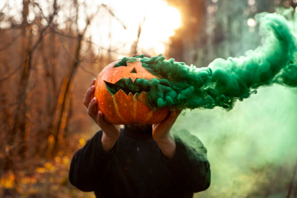 Fall Photo Shoot Ideas – Smoke Effect