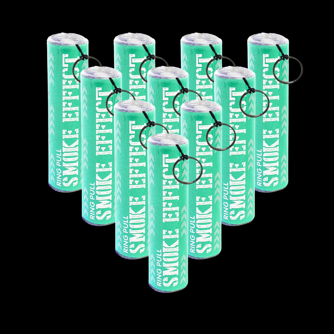 Ring Pull Mini Smoke Bomb (Teal) – Smoke Effect