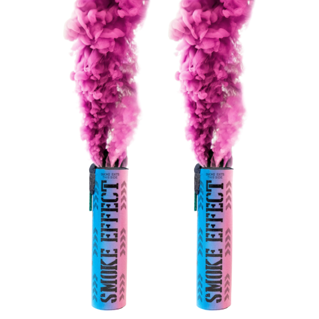 Pink Smoke Stick - Wick Activated (35 sec) Discreet Label – Smoke Effect