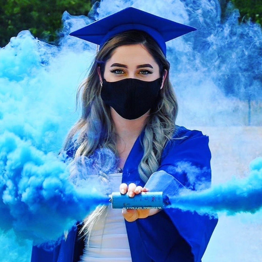 Dual Vent Smoke Bomb (Blue) – Smoke Effect