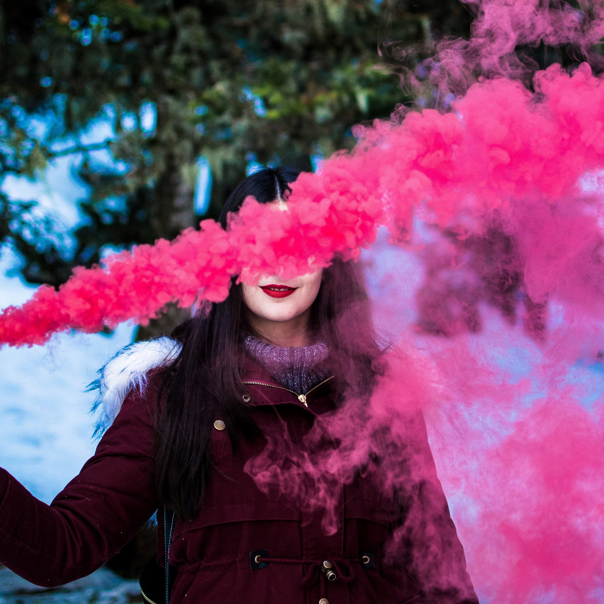 Ring Pull Mini Smoke Bomb (Pink) – Smoke Effect